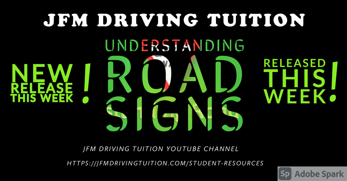 New! Understanding Road Signs video tutorial now available. – JFM ...