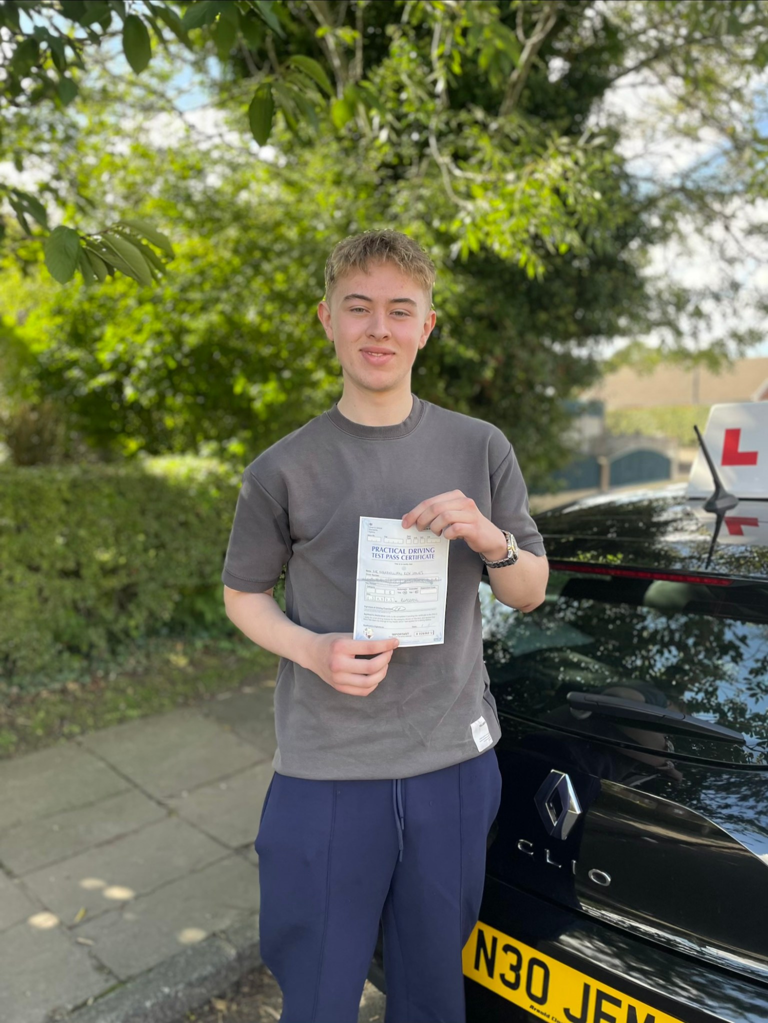 Huge congratulations to Max James from Poulton who passed his driving ...